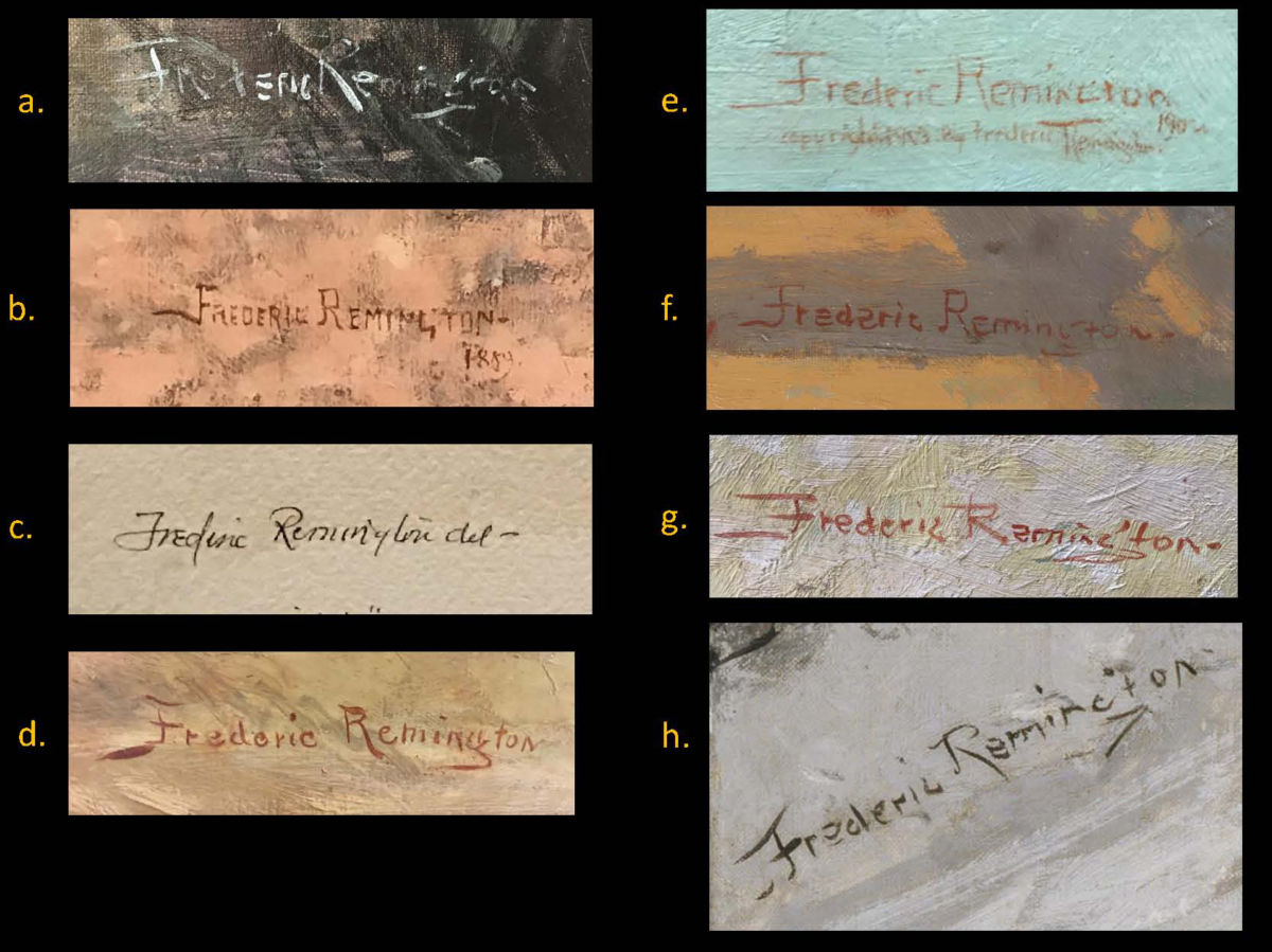 Finding Remington's Signature - Sid Richardson Museum - Fort Worth, Texas