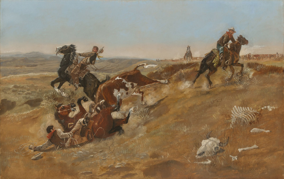 Cowpunching Sometimes Spells Trouble - Sid Richardson Museum - Fort ...